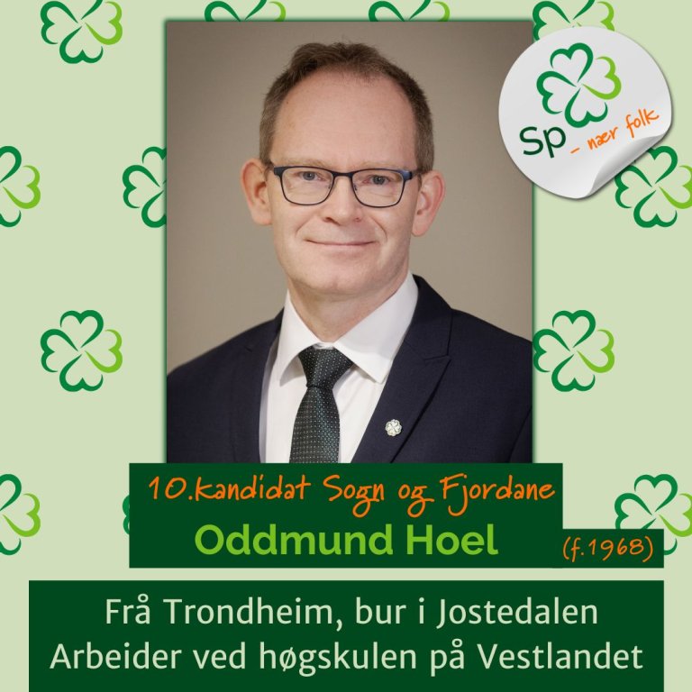 Listekandidatar 2025 - Senterpartiet